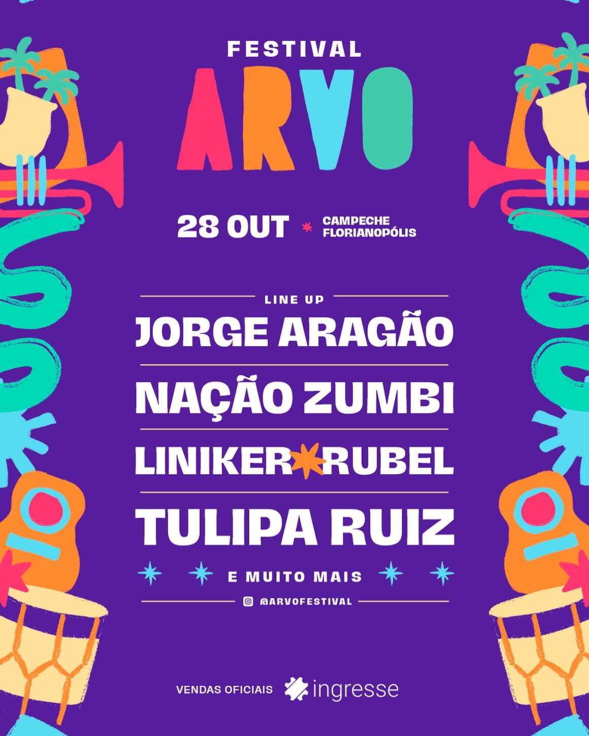 Dandara Manoela convida Rincon Sapiência para o ARVO Festival 2023