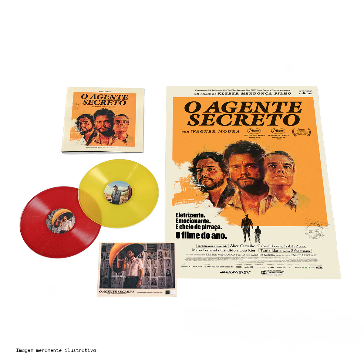"O Agente Secreto": trilha sonora do filme ganha disco de vinil pelo NRC+
